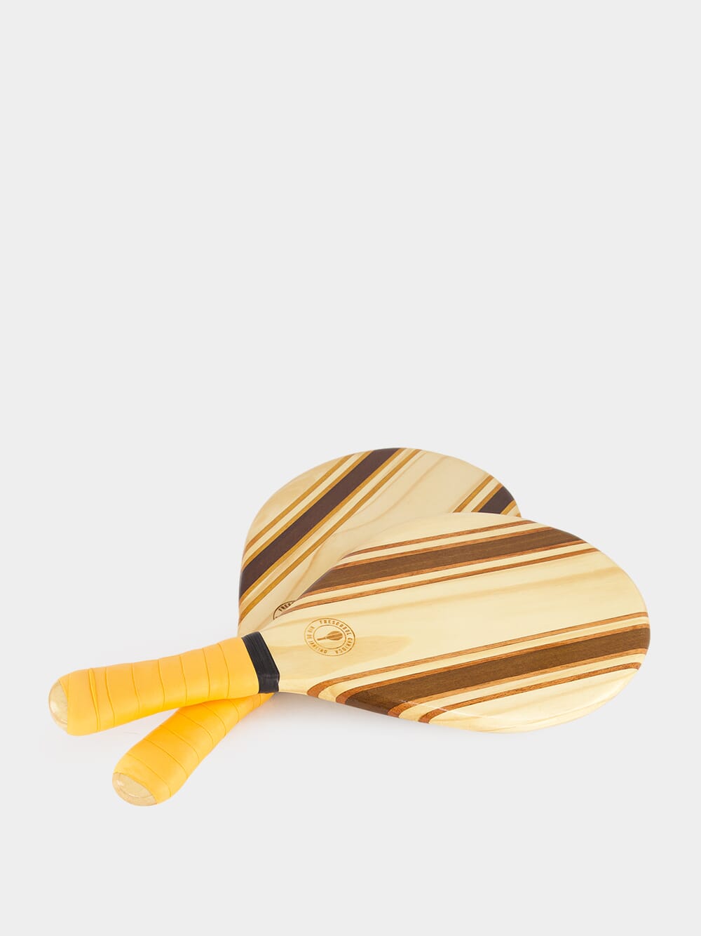 Frescobol Carioca Pastel Yellow Leblon Beach Bat Set | Fashion Clinic