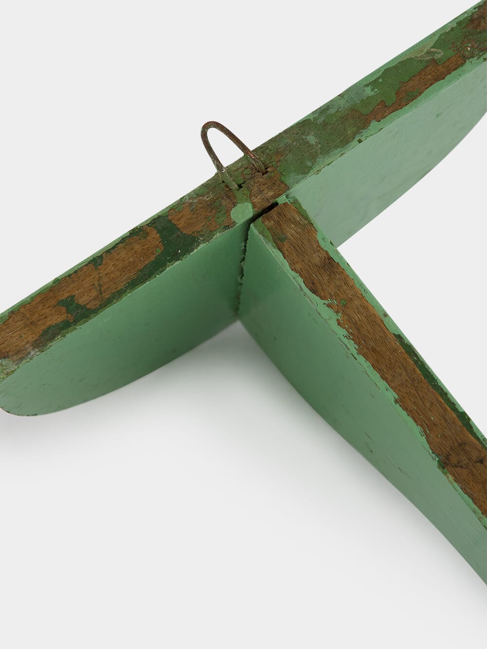 All Origine Rustic Green Wooden Shelf | Fashion Clinic