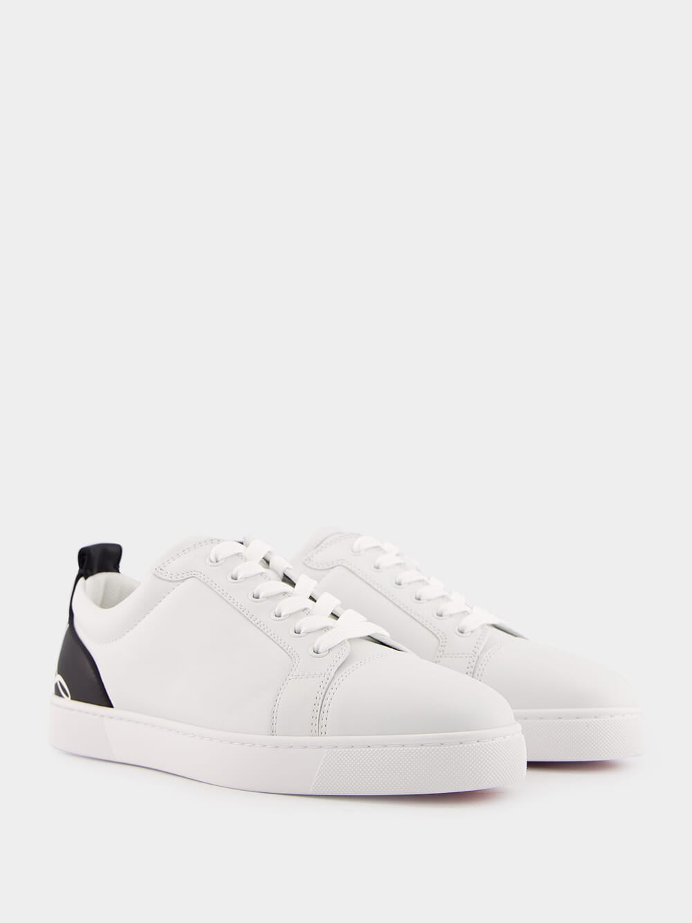 Christian Louboutin White Fun Louis Junior Sneakers | Fashion Clinic