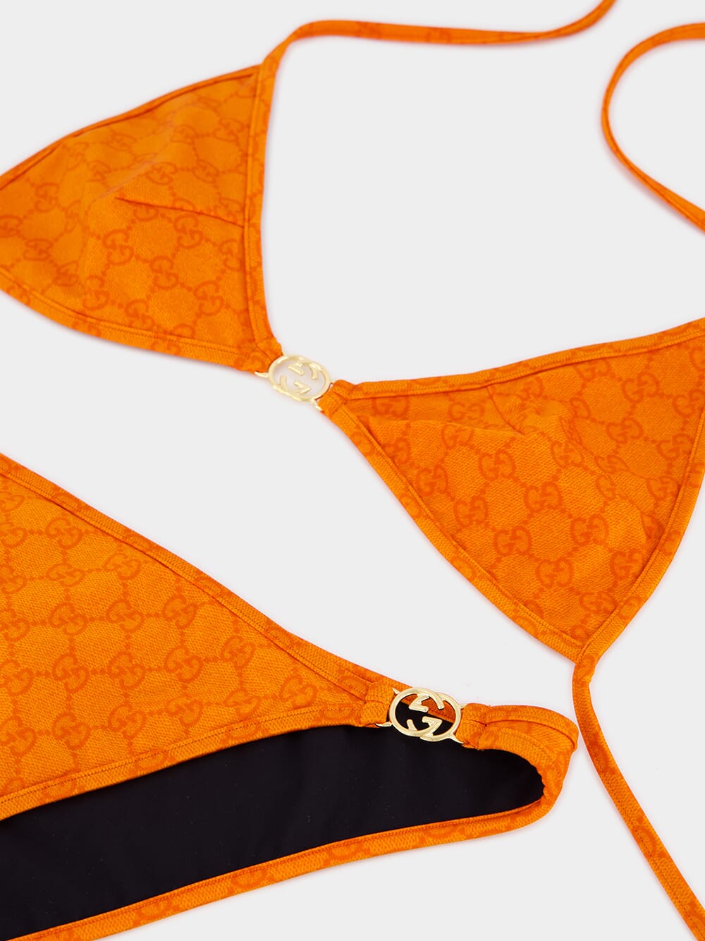 Gucci Orange GG Stretch Jersey Bikini | Fashion Clinic