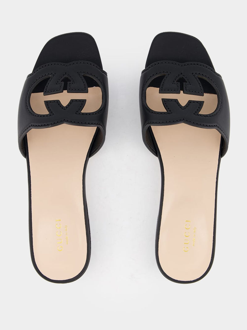 Gucci Interlocking G Cut-Out Slide Sandal | FASHION CLINIC – Fashion Clinic