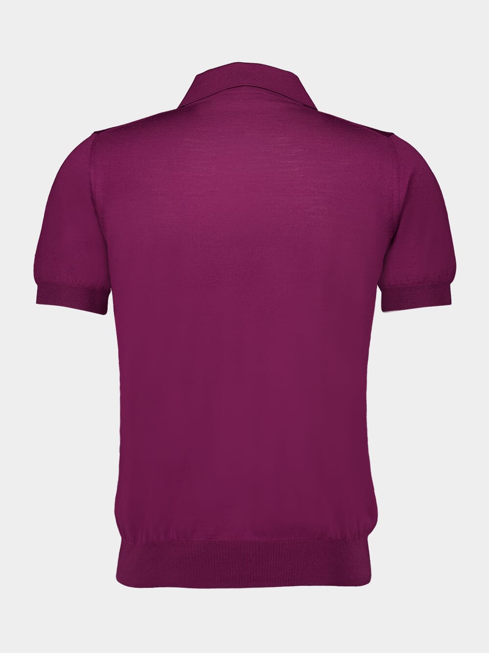 Fendi Ruby Red Wool Polo Shirt | Fashion Clinic