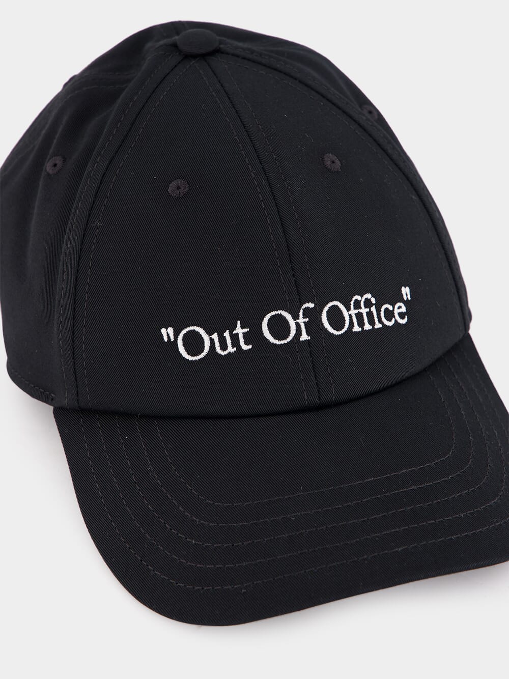 Off-White Black Out Of Office Cap | Fashion Clinic