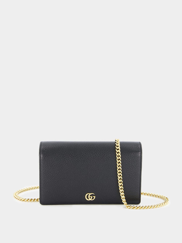 Gucci Mini Chain Black Leather Bag | Fashion Clinic