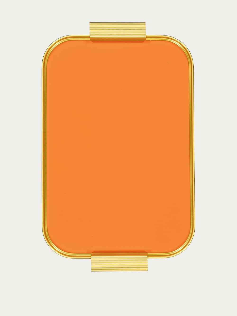 Kaymet Burnt Orange S16 Ribbed Tray | Fashion Clinic