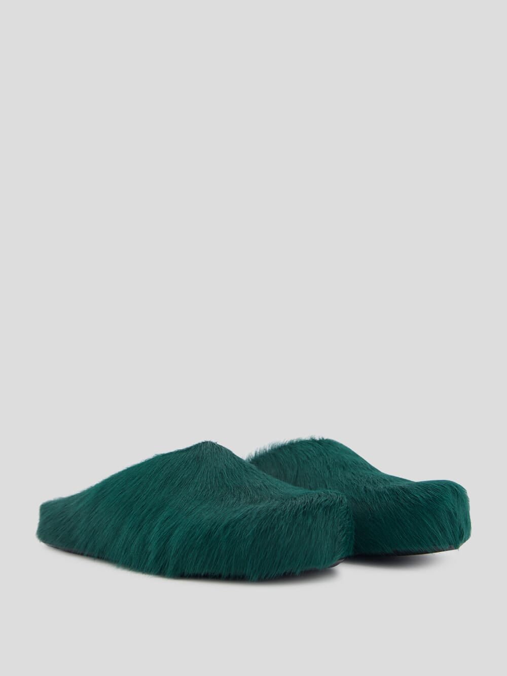 Marni Calf Hair Slippers | FASHION CLINIC