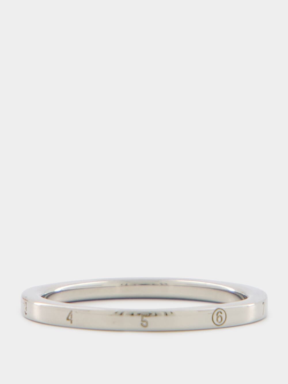 MM6 Maison Margiela Numeric Minimal Signature Ring | Fashion Clinic