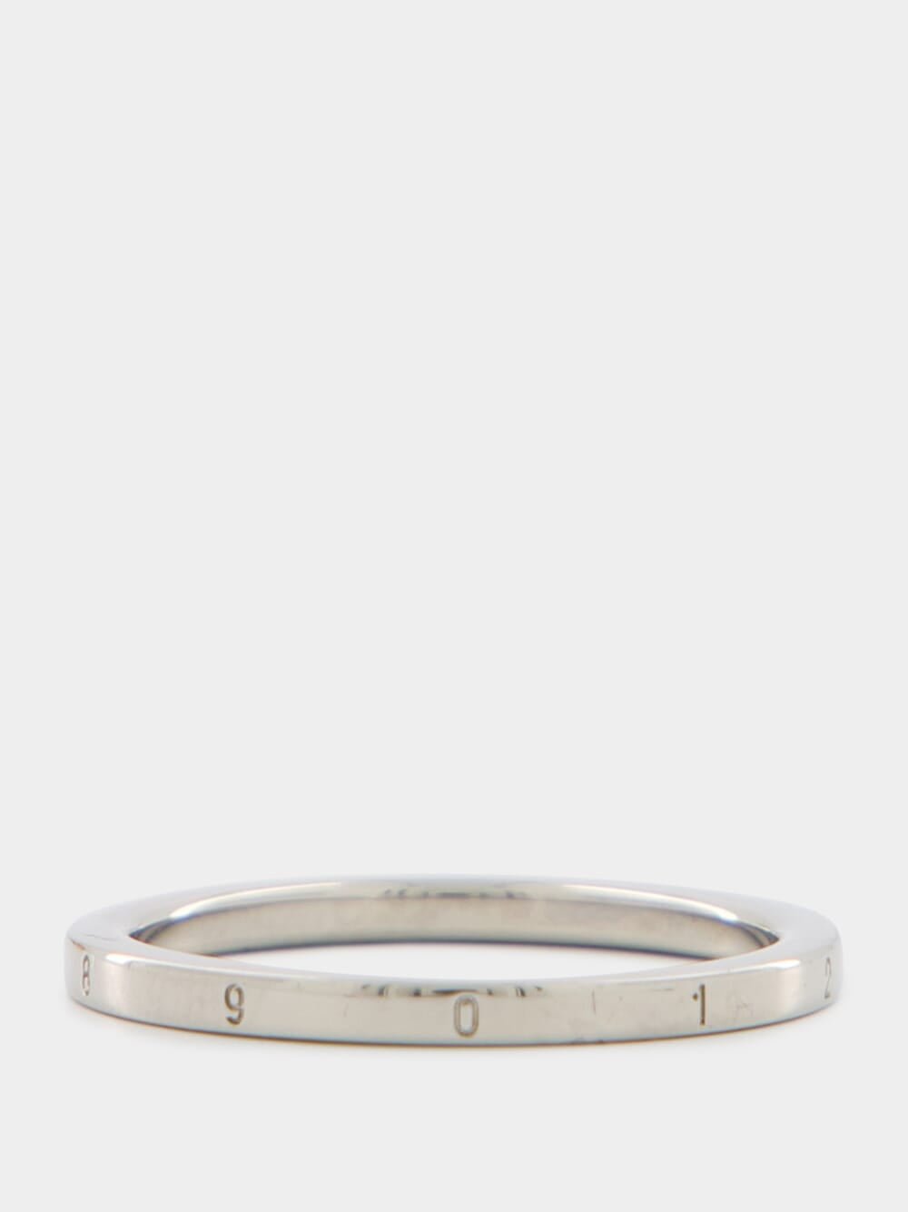 MM6 Maison Margiela Numeric Minimal Signature Ring | Fashion Clinic