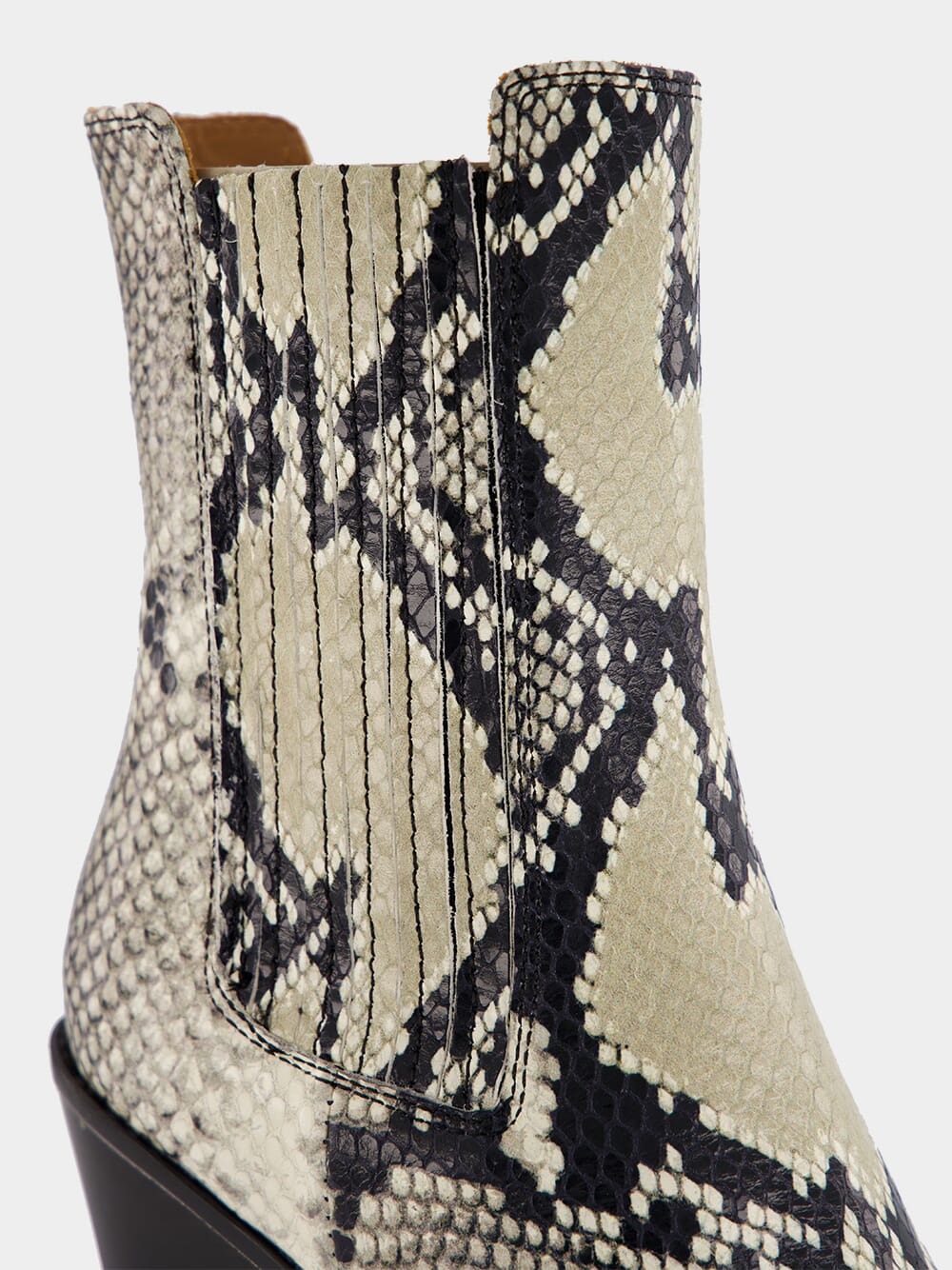 Paris Texas Dallas Ankle Python-Print Boot | Fashion Clinic