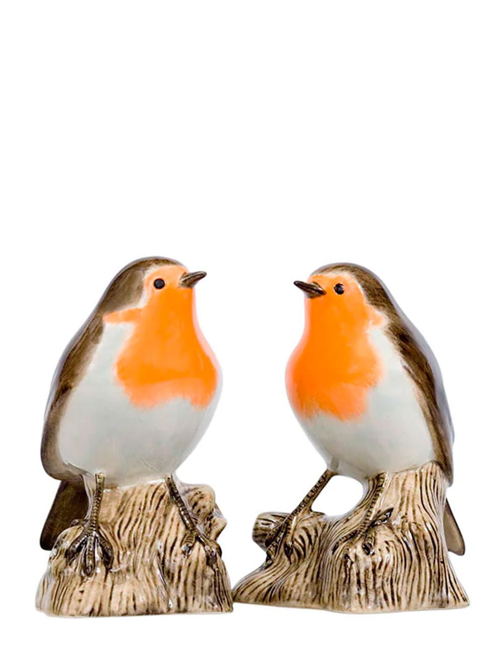 Quail Ceramics Set of 2 Robin Ceramic Figures | Fashion Clinic