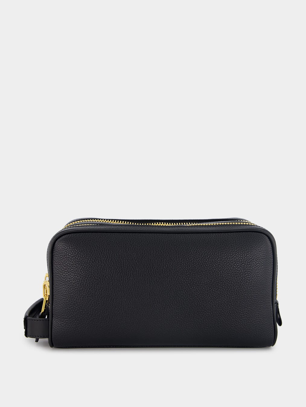 Tom Ford Grain Leather Double Zip Dopp Kit | Fashion Clinic