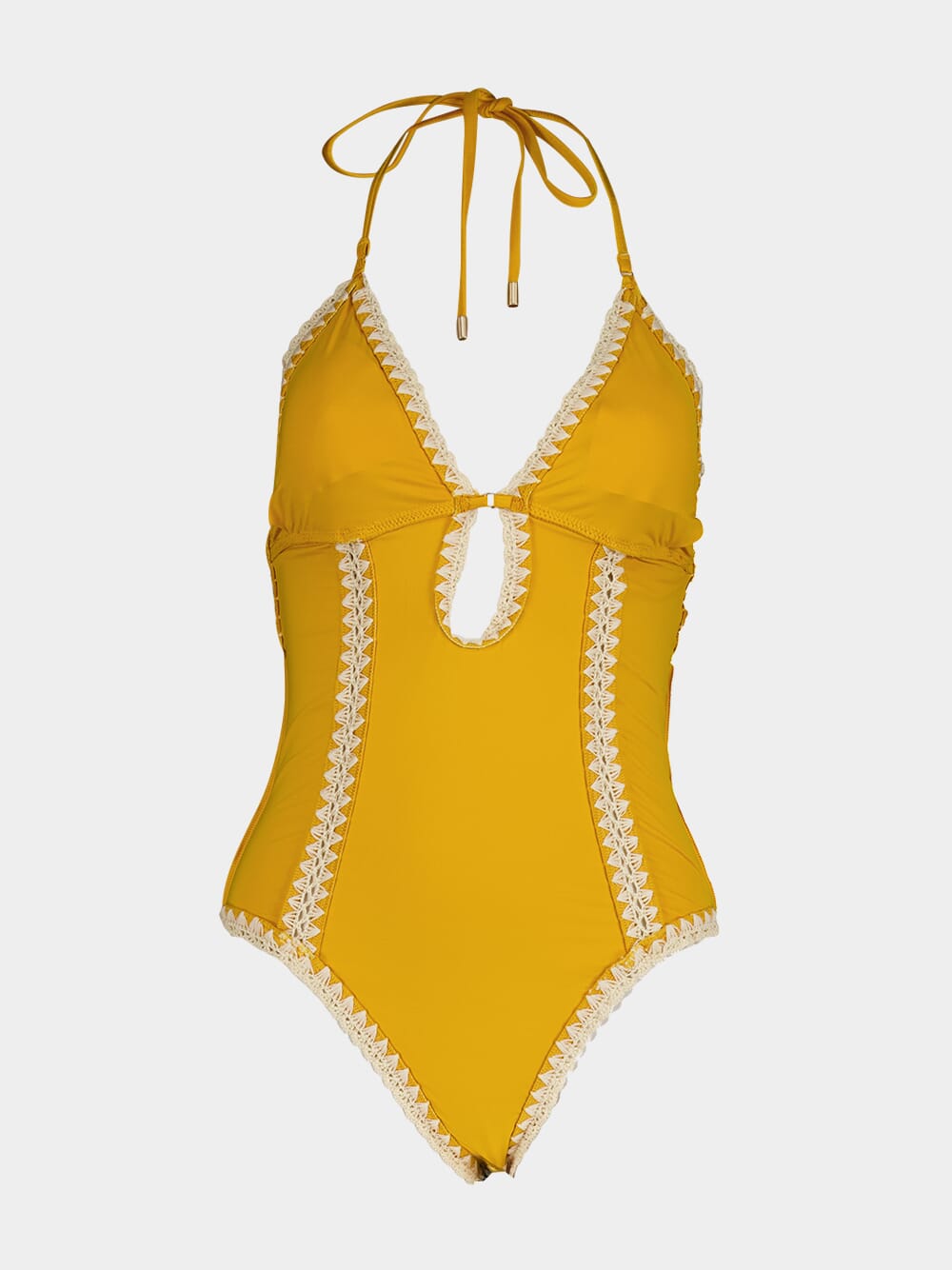 Zimmermann Keyhole Crochet One-Piece | Fashion Clinic